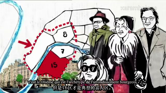 【中法字幕】巴黎的二十个街区是如何划分的?每个区的差异竟然这么大!