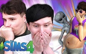 Dan and Phil: 模拟人生4 - Dil怀孕了 | DIL GETS PREGNANT (41)