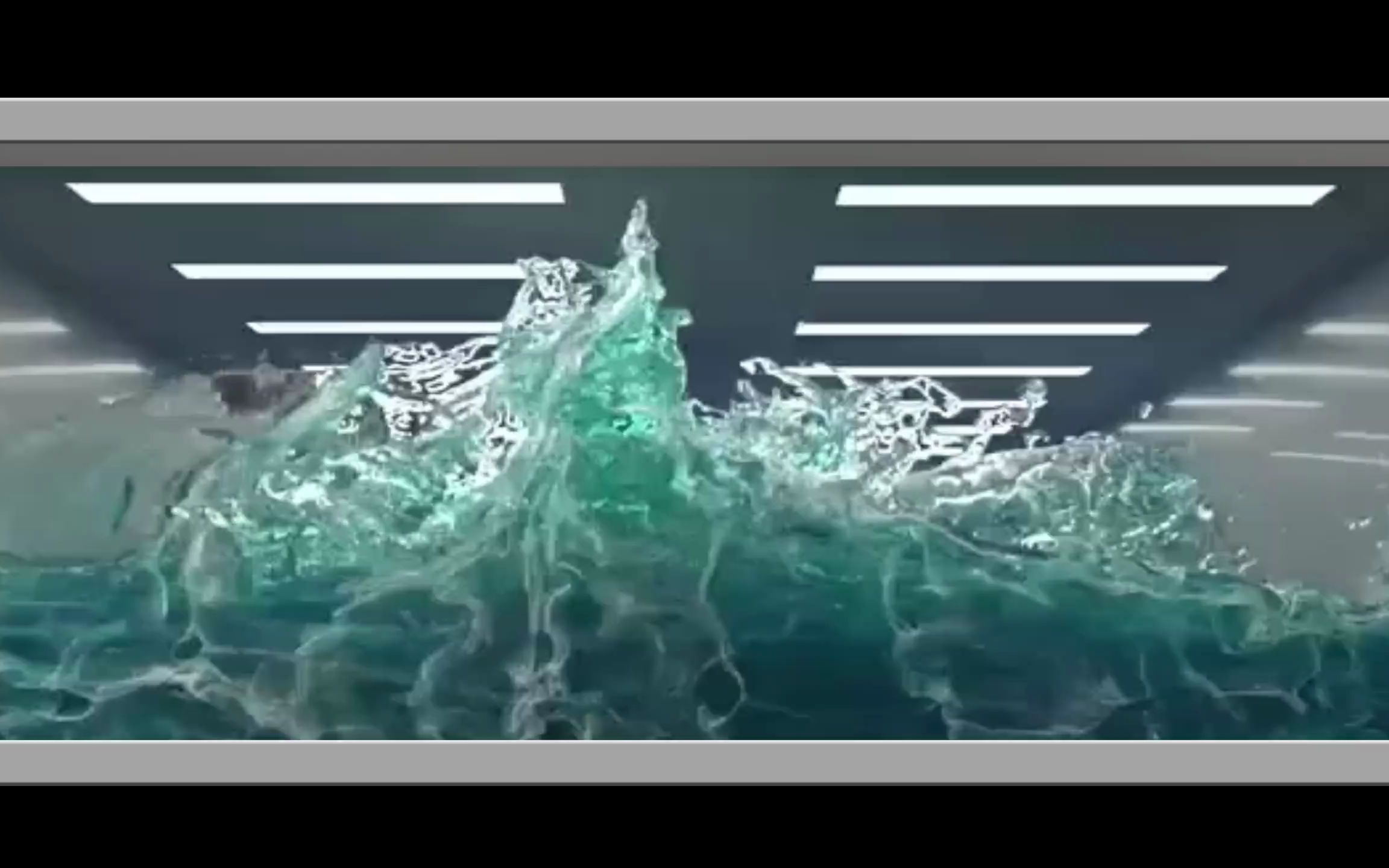 平面巨幕裸眼3D 透明屏素材,适用于比例为8:3的屏幕