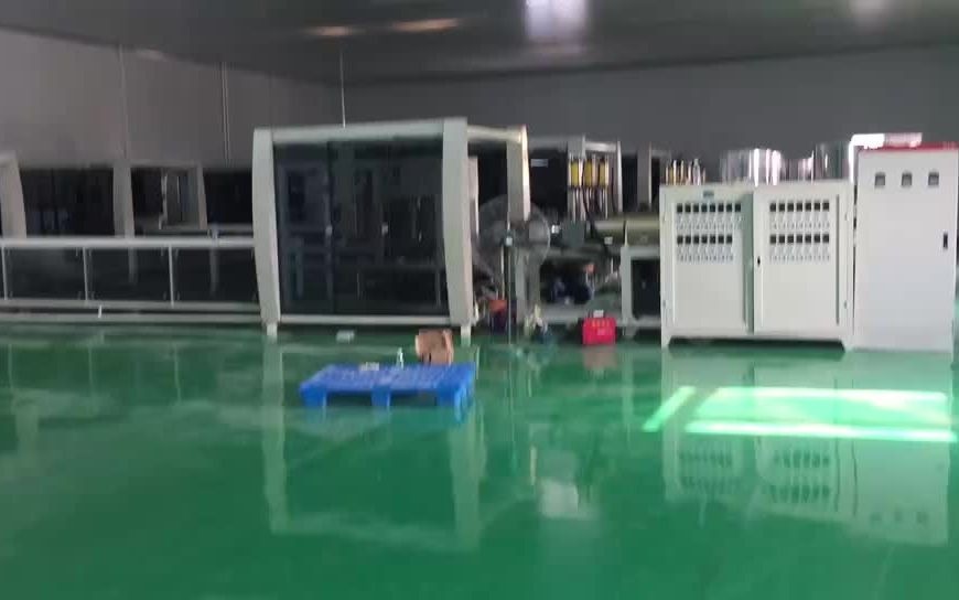 一步法全自动吸塑机演示方式,快餐盒机,坚特机械设备
