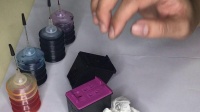 惠普原装墨盒加墨操作