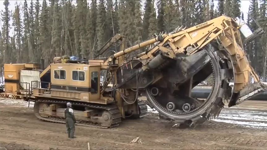 你从未见过的施工机械,一台机器能抵10个工人