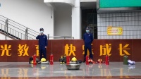 消防官兵到叙州区柏溪小学校开展消防教育演练活动