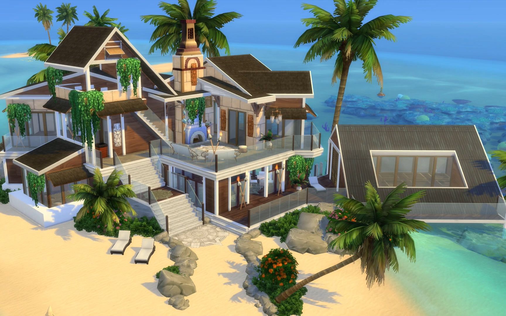 SIM4 模拟人生4 速建 海岛别墅 无MOD