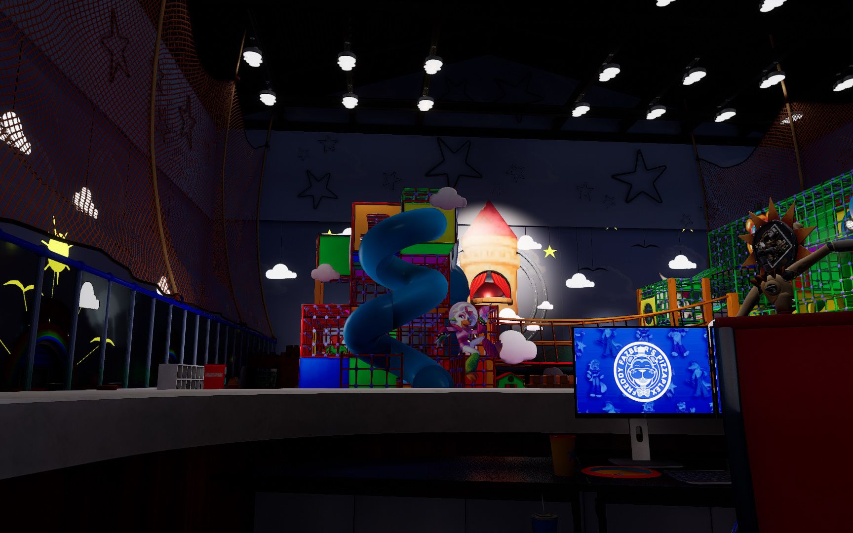 玩具熊的五夜后宫:安全漏洞(太阳和月亮那一关)_演示