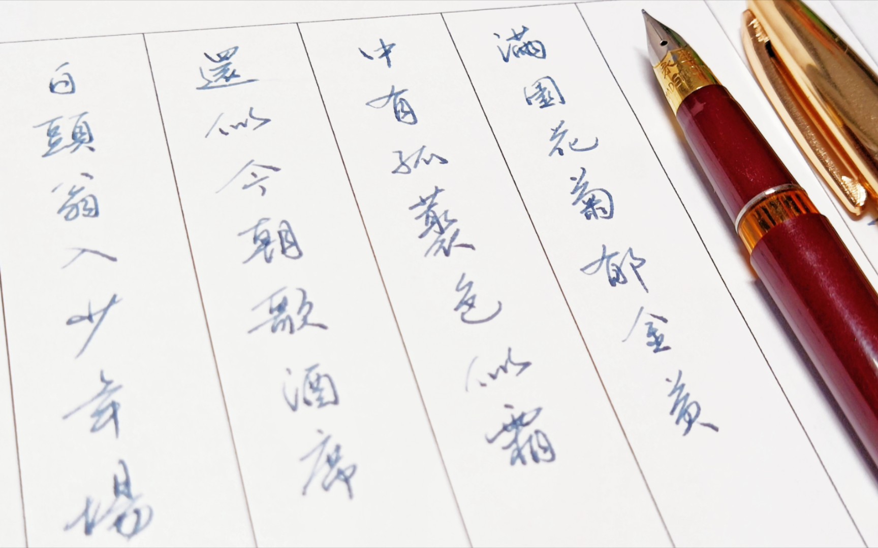 【手写】钢笔墨水不是说一定要多贵的才好,咱国产老品牌也很好用啊~