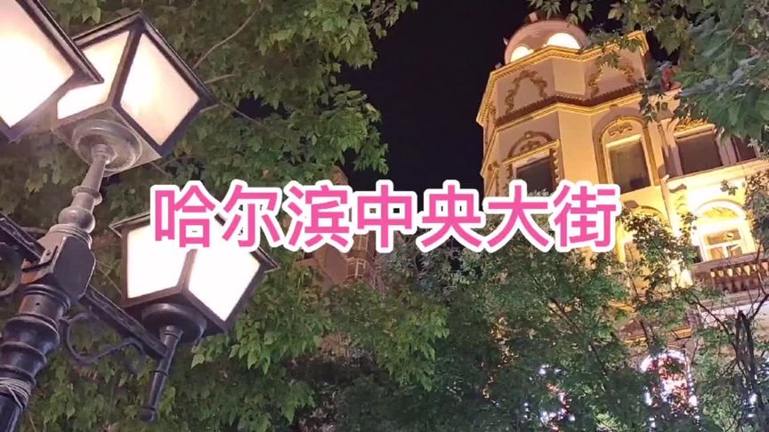 哈尔滨中央大街是全国十大步行街之一,最洋气的步行街ߑ�ߑ�ߑ