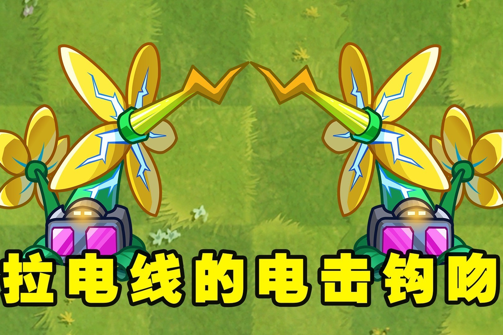 植物大战僵尸:预埋雷针的电击钩吻,1至5阶提升大不大?