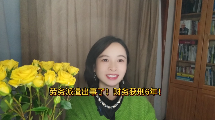 劳务派遣出事了!财务获刑6年!