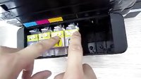 爱普生SX435大墨盒连供安装
