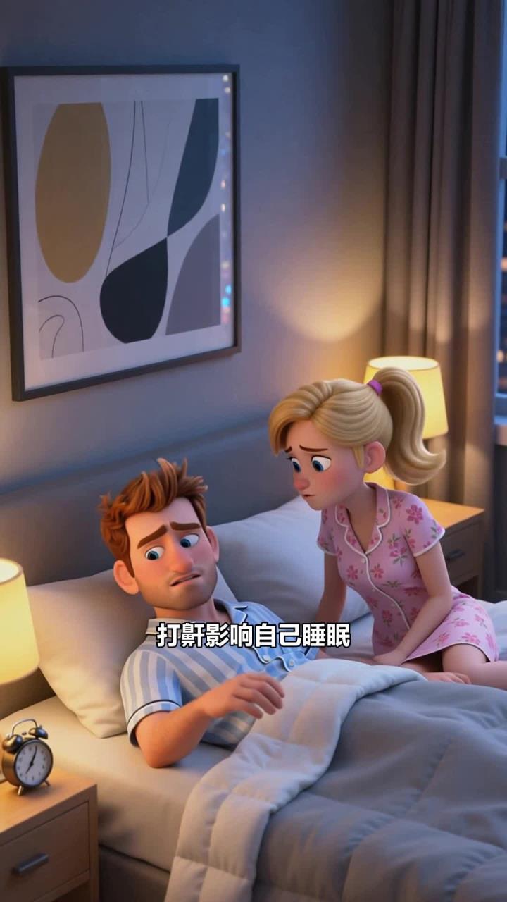 打鼾影响伴侣?侧卧+减肥+通气鼻贴养生,呼吸顺畅!