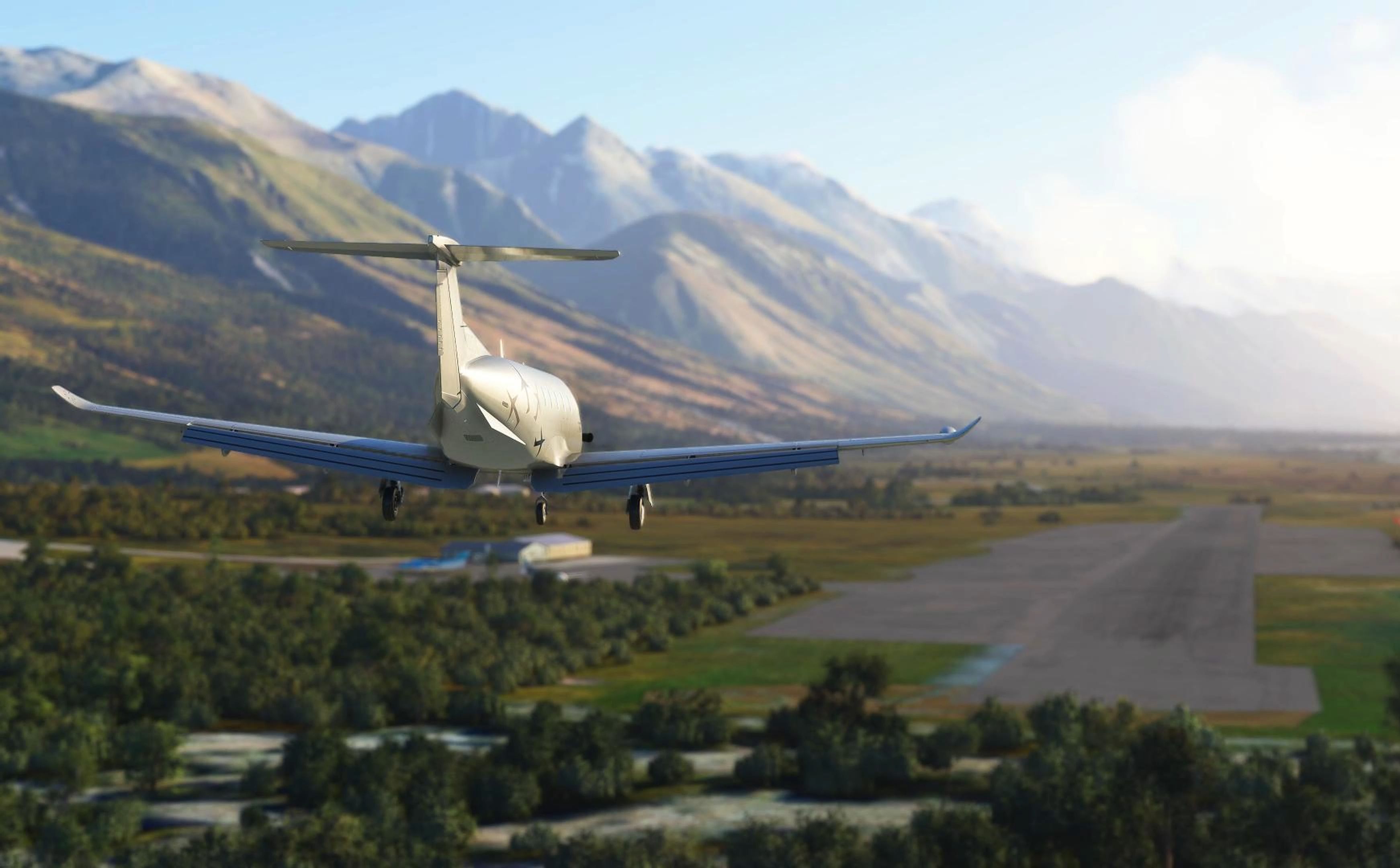 [4K] 降落之一镜到底_模拟飞行