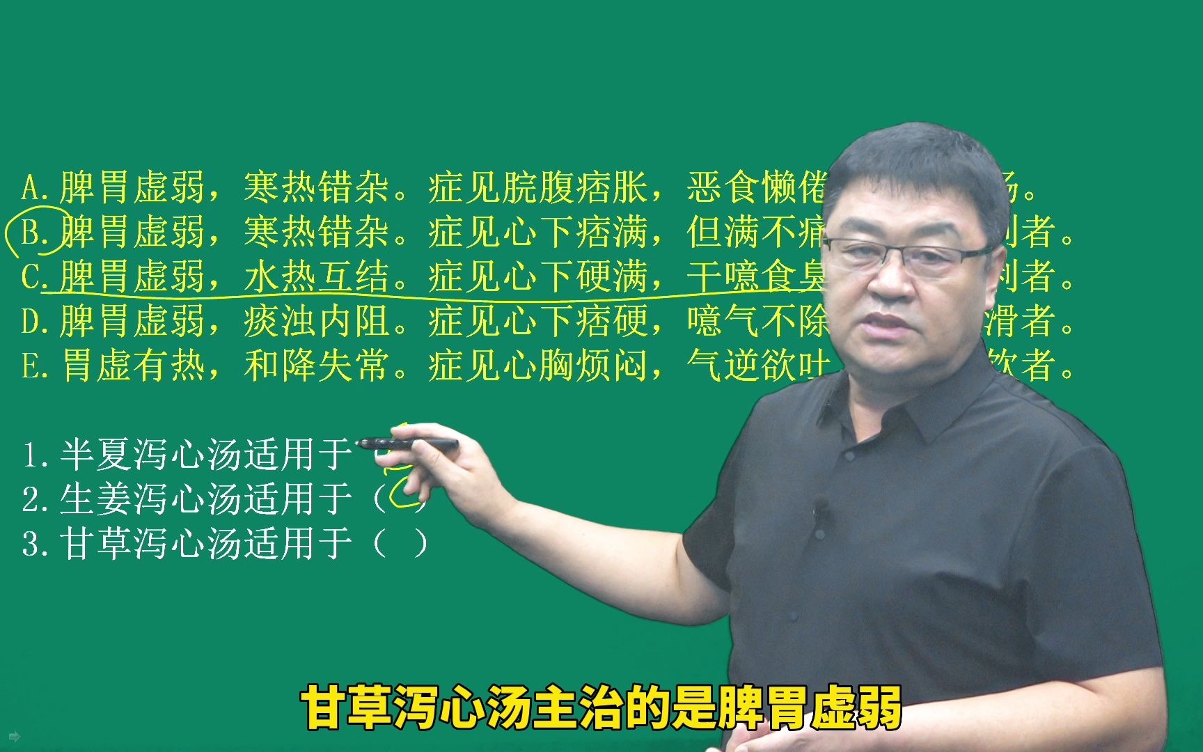 运用小柴胡汤,快速记忆:半夏泻心汤、甘草泻心汤、生姜泻心汤、黄连汤