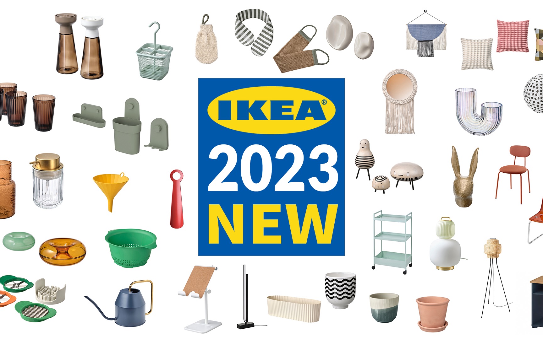 IKEA 2023新产品|宜家厨房用品、收纳用品、储物盒储物篮、灯具、...
