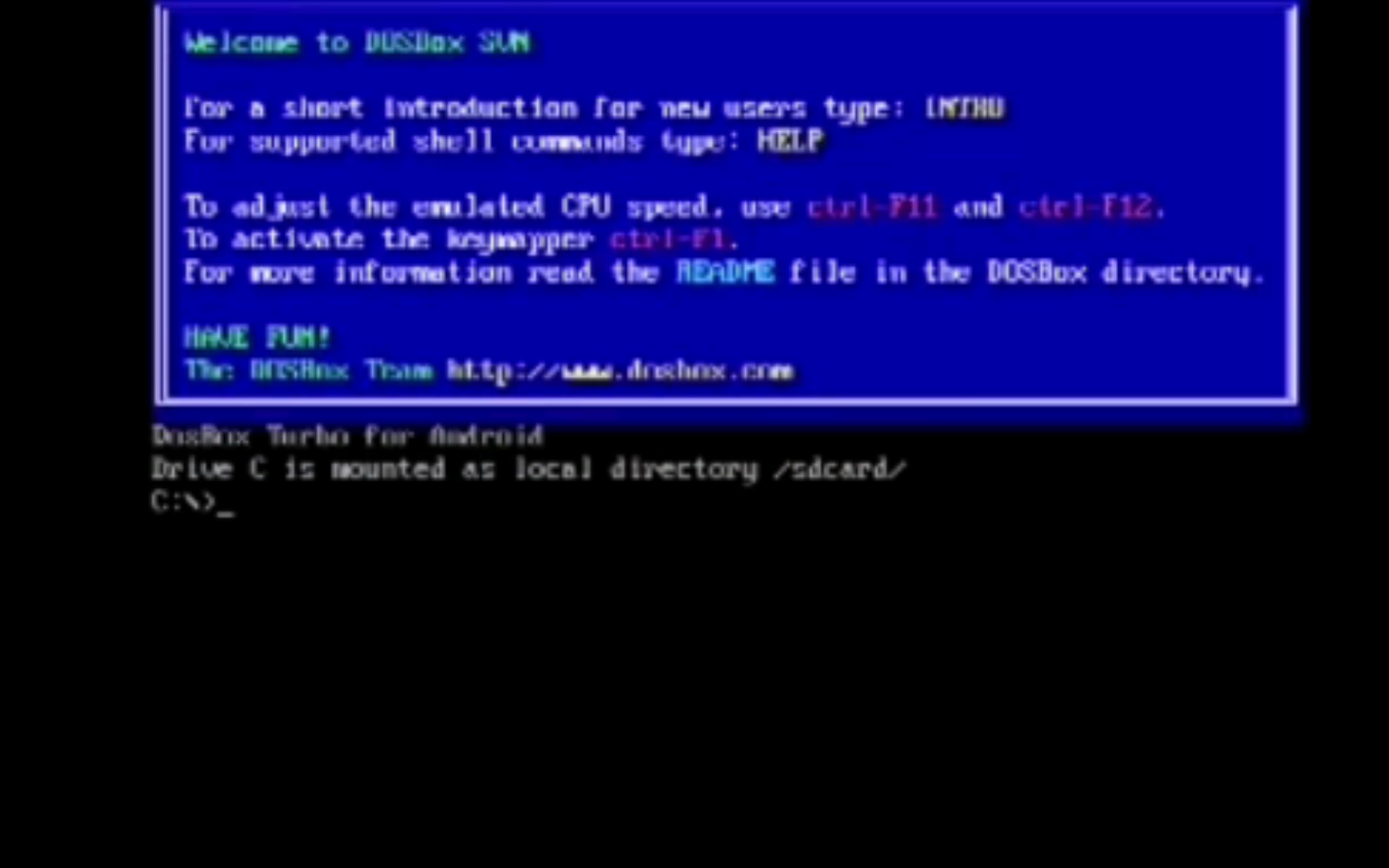 给手机安装Ms—Dos系统