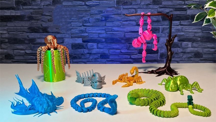 3D打印令人惊叹的8种立体动物!这也太神奇了吧 已发布