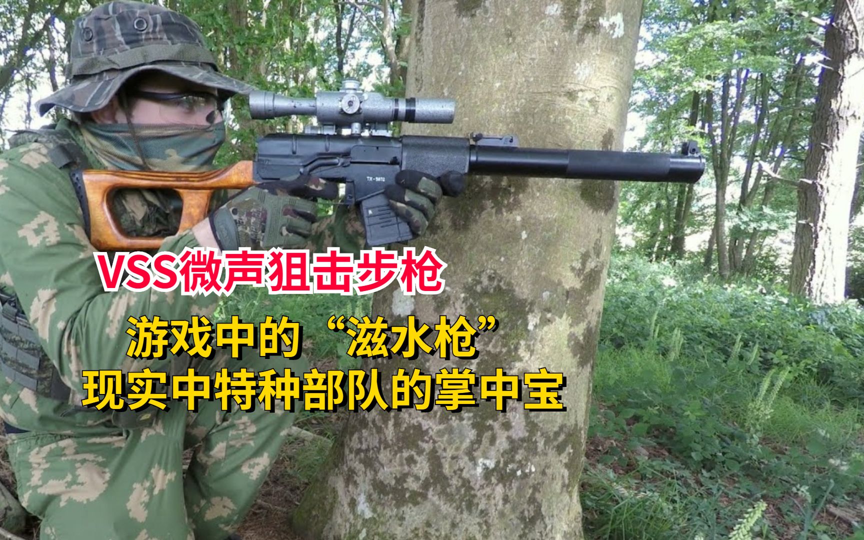 Vss微声狙击步枪,俄罗斯特种部队的掌中宝