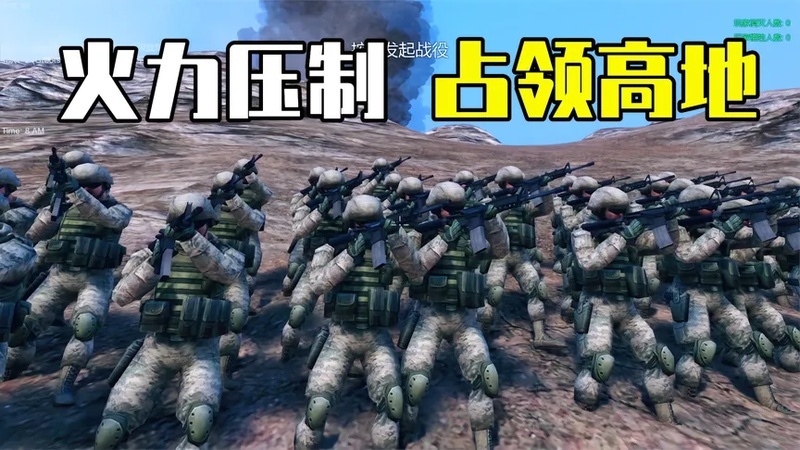 战争模拟器:几百个特种兵火力全开,太爽了,阻挡骑兵和火枪手