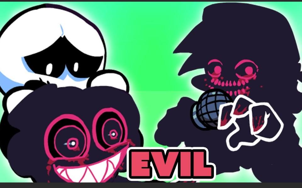 [网页版/手打+部分作弊]FNF:腐化双子-黑暗之路DEMO版本通关全流程(...