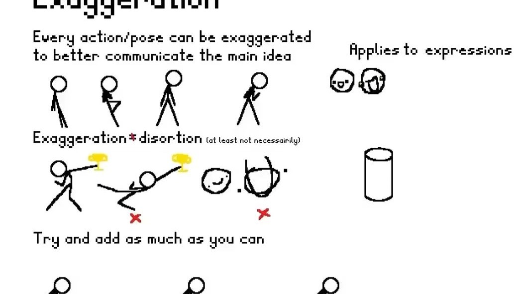 动画教程-动作的夸张(动画 12 原则)