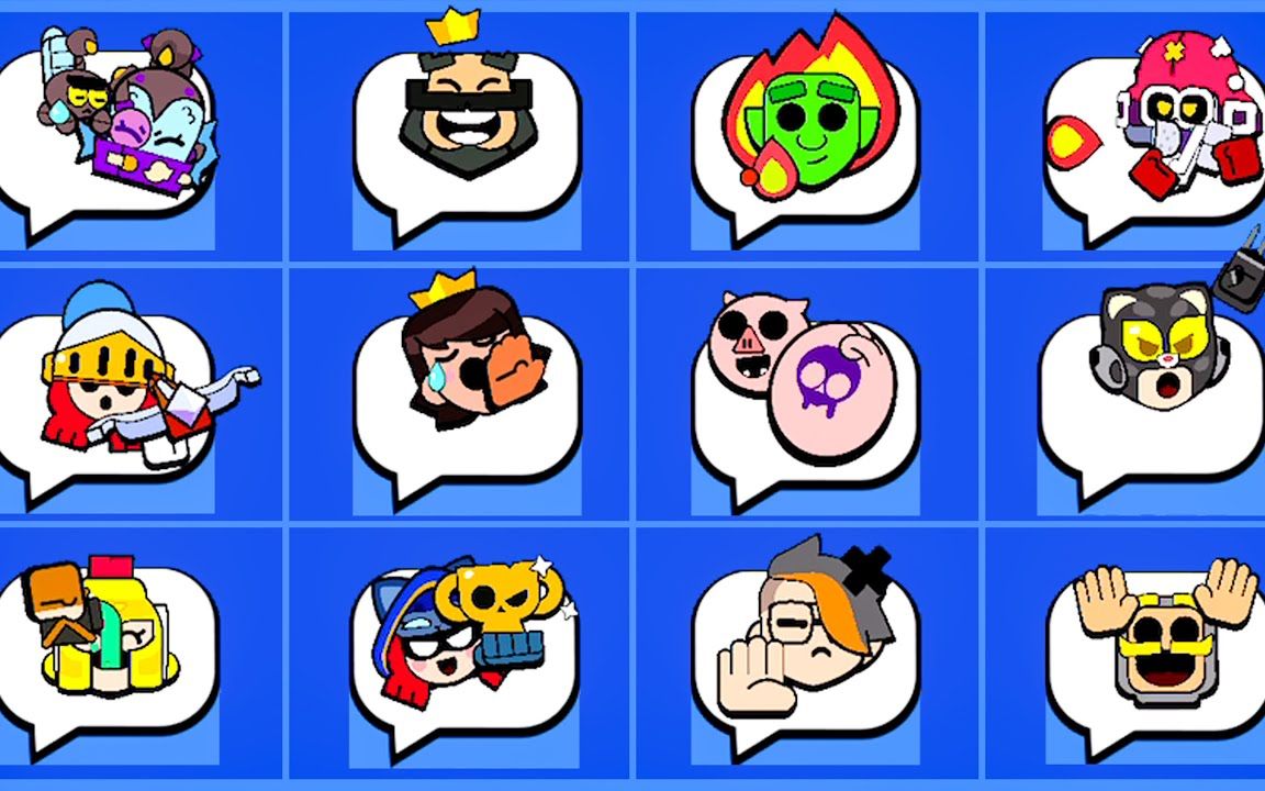 ⚡荒野乱斗中改动新增的表情一览⚡