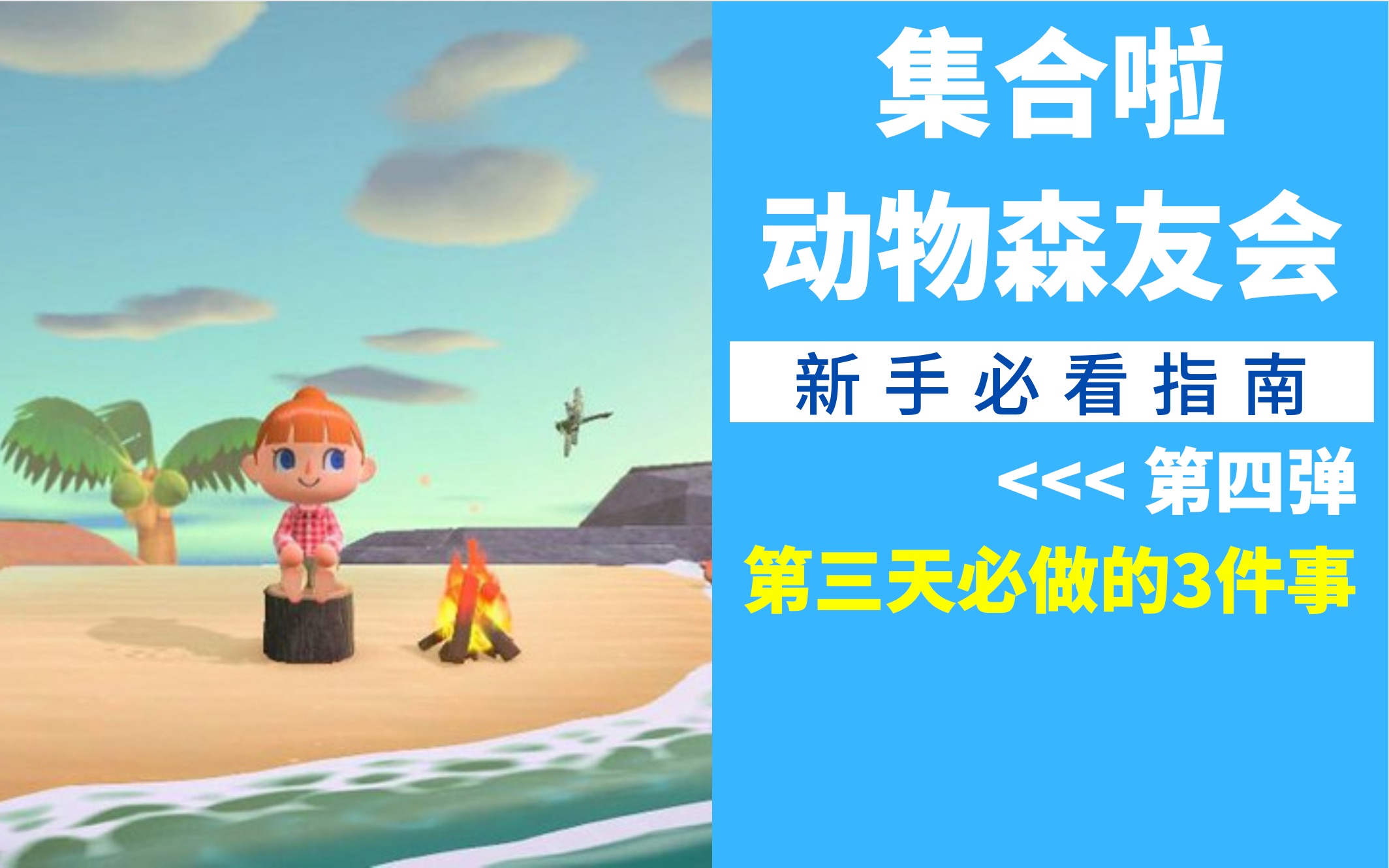 【《动物之森》新手指南 】第4弹 第三天必做的3件事