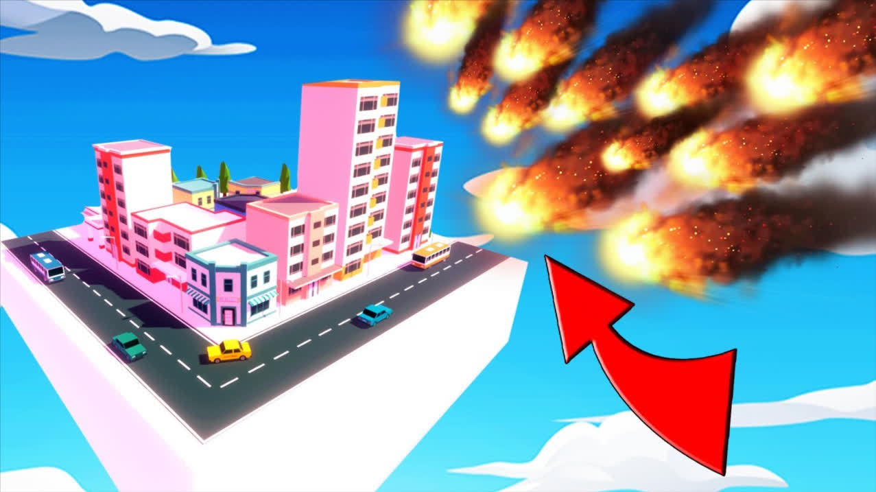 爆破模拟器:我们要获得高分的途径就是把房子都成废墟