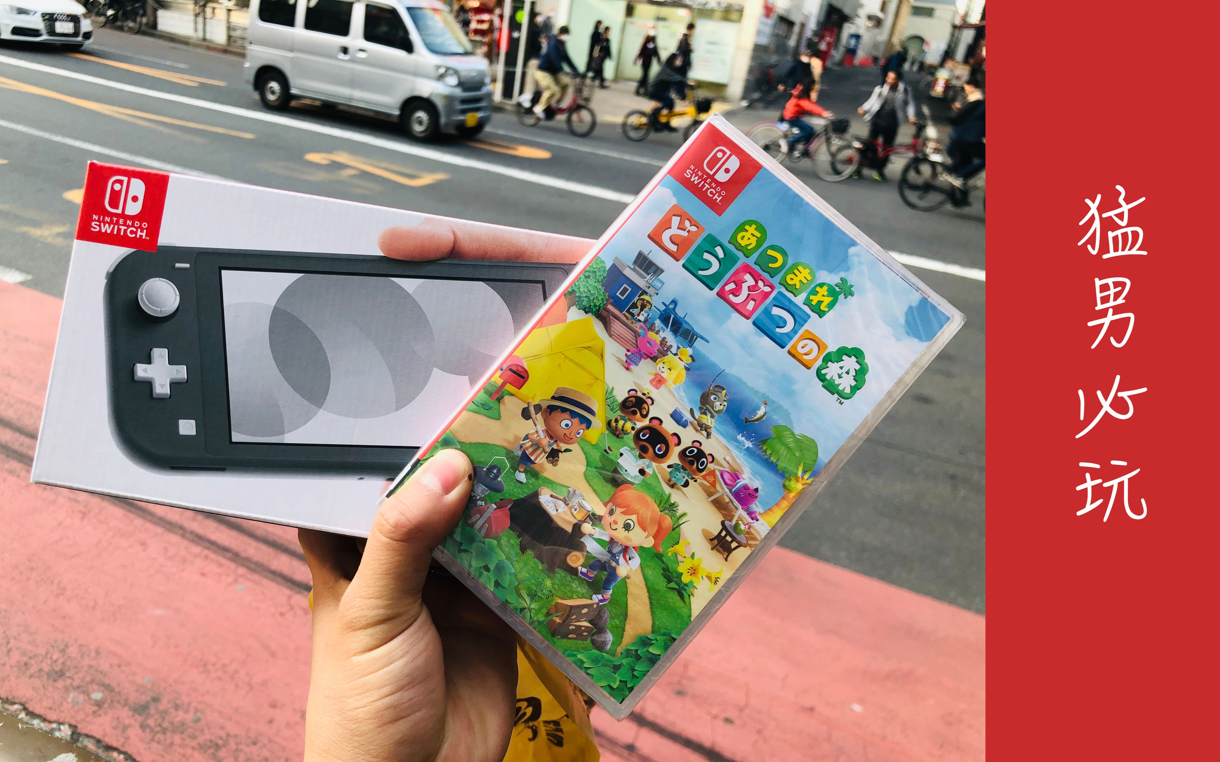 【Anti的开箱】十年任豚终于入手Switch Lite和动森!对比New3DSLL...
