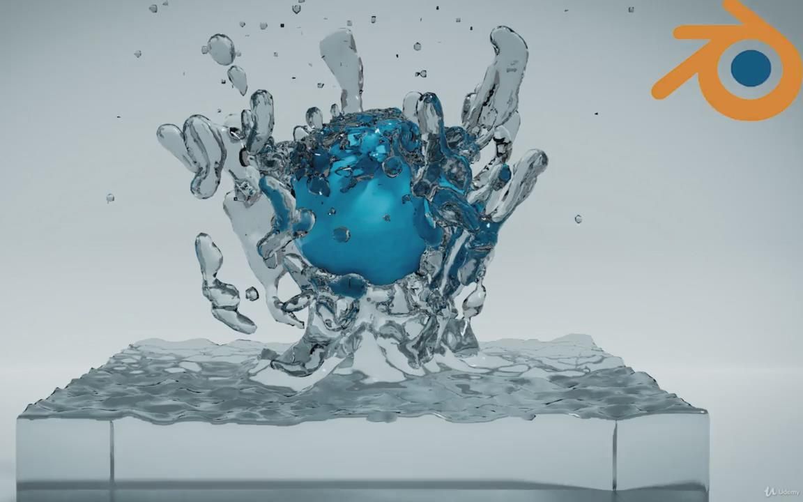 【Blender】Blender中Mantaflow流体模拟指南教程(中英双字)