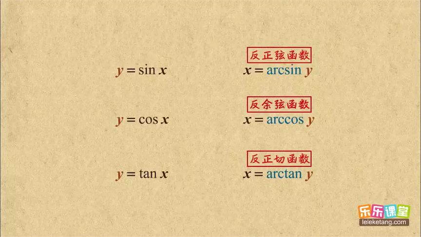 高一数学三角函数,由正切函数值求角,反三角函数到了大学经常用