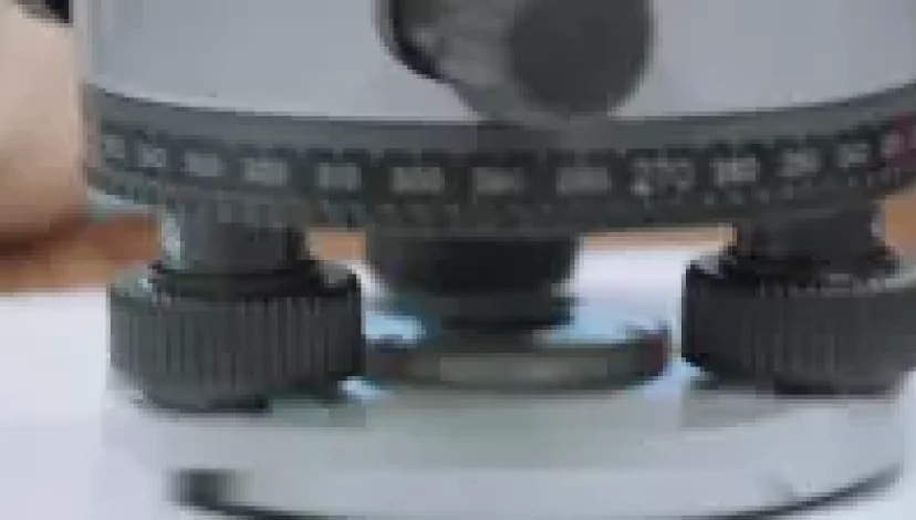 博世水准仪调节水泡校准视频