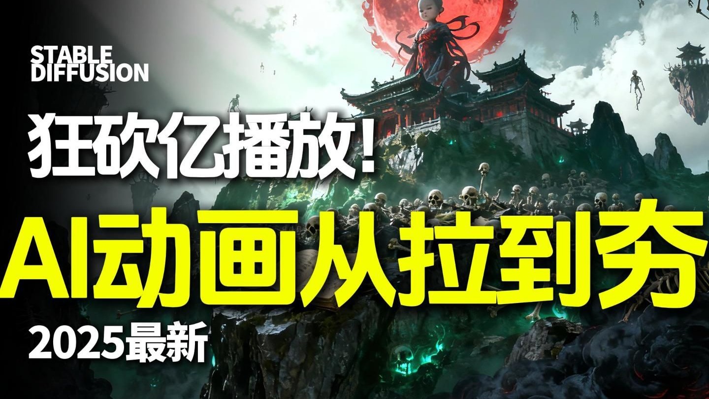 狂揽亿播放!AI动画从拉到夯是如何制作的?今天就来教会你!(附文档) ...