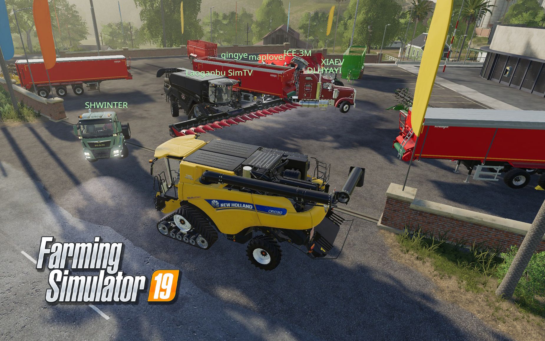 《模拟农场19》混乱的联合收割 Farming Simulator 19