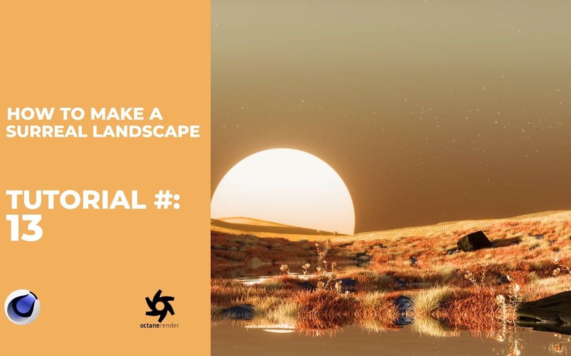 C4D & OC打造超现实的犹如梦幻的场景效果