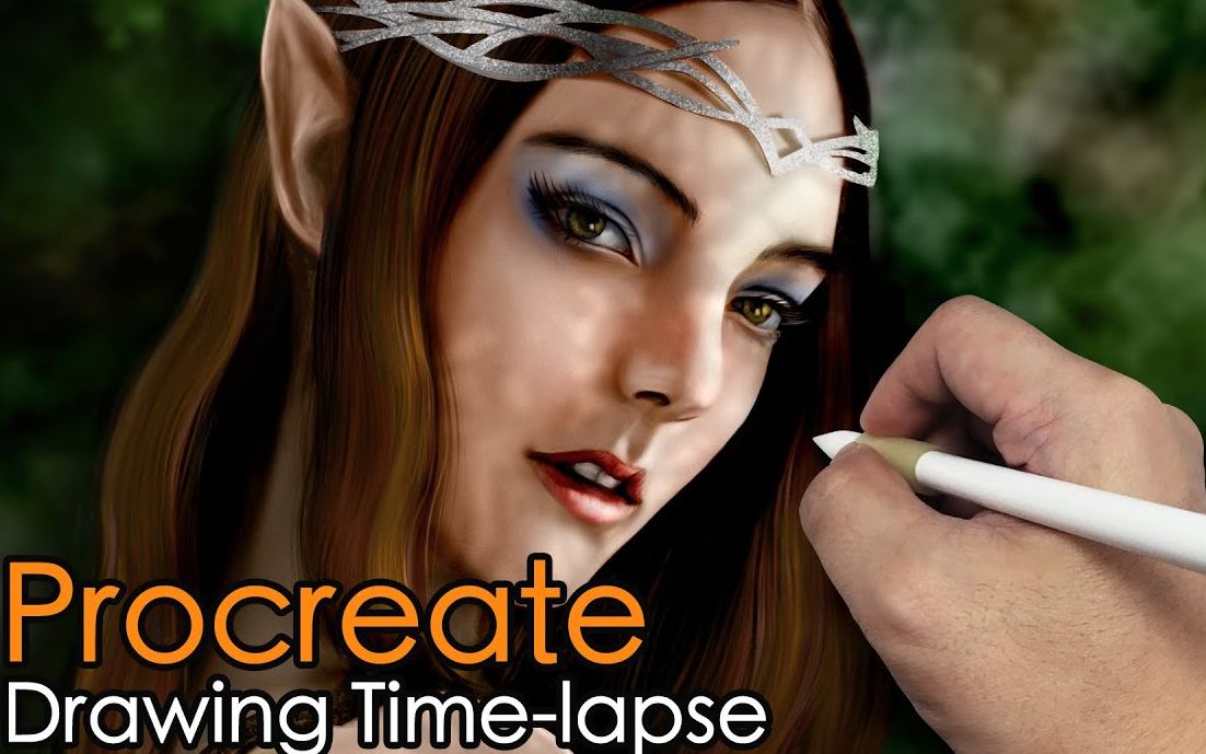 【肖像草稿】用Procreate在ipad上绘画