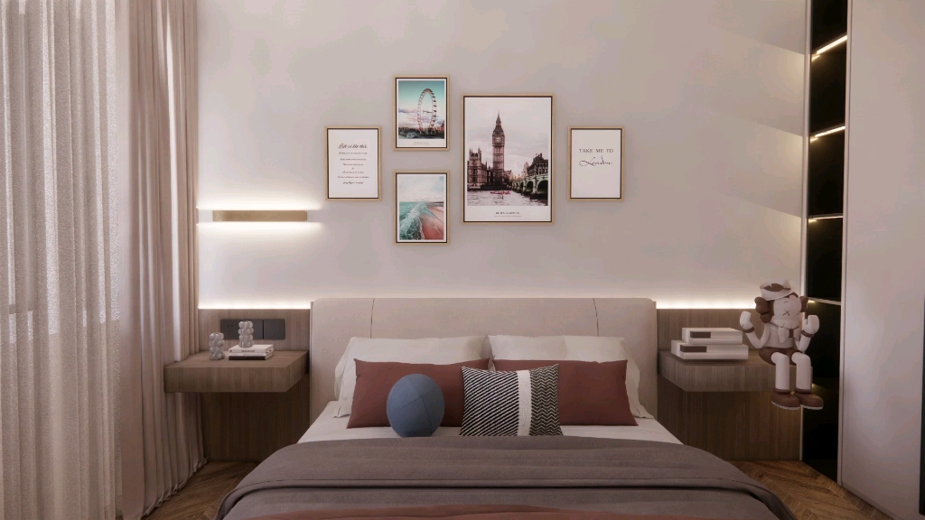 接单室内设计 草图大师建模 家装设计 预算 材料 颜色材质搭配