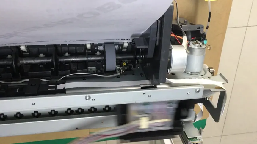 EPSON 1390打印机,进纸传感器与卷纸轮传感器研究!会看的看门道