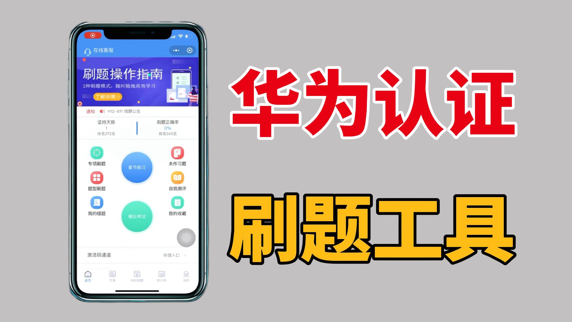 【华为认证】一款HCIA+HCIP+HCIE刷题小程序,全套题库带解析、可...