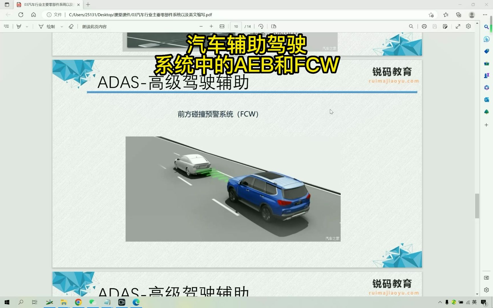 汽车测试/车载测试/汽车辅助驾驶系统中的AEB和FCW讲解!