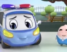 警车小治 第一季 第4集 安全过马路