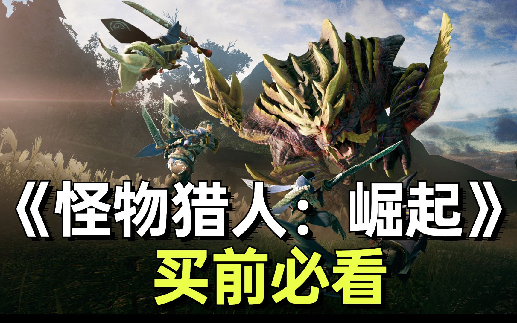 买《怪物猎人:崛起》前,你需要知道这些!Switch玩家必看 怪猎购买前瞻!