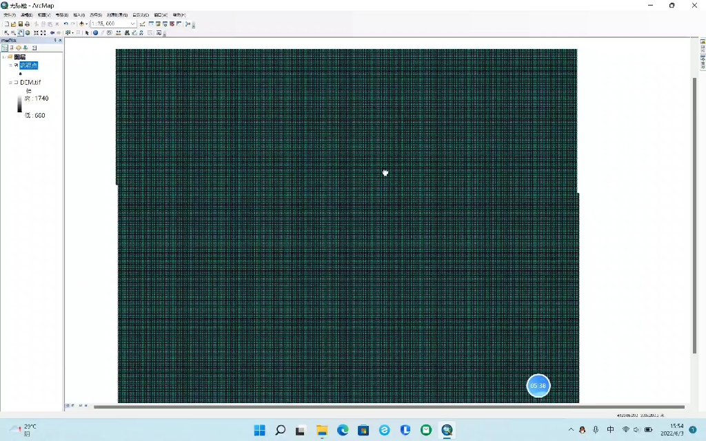 在ArcGIS中提取DEM数据的高程点和等高线