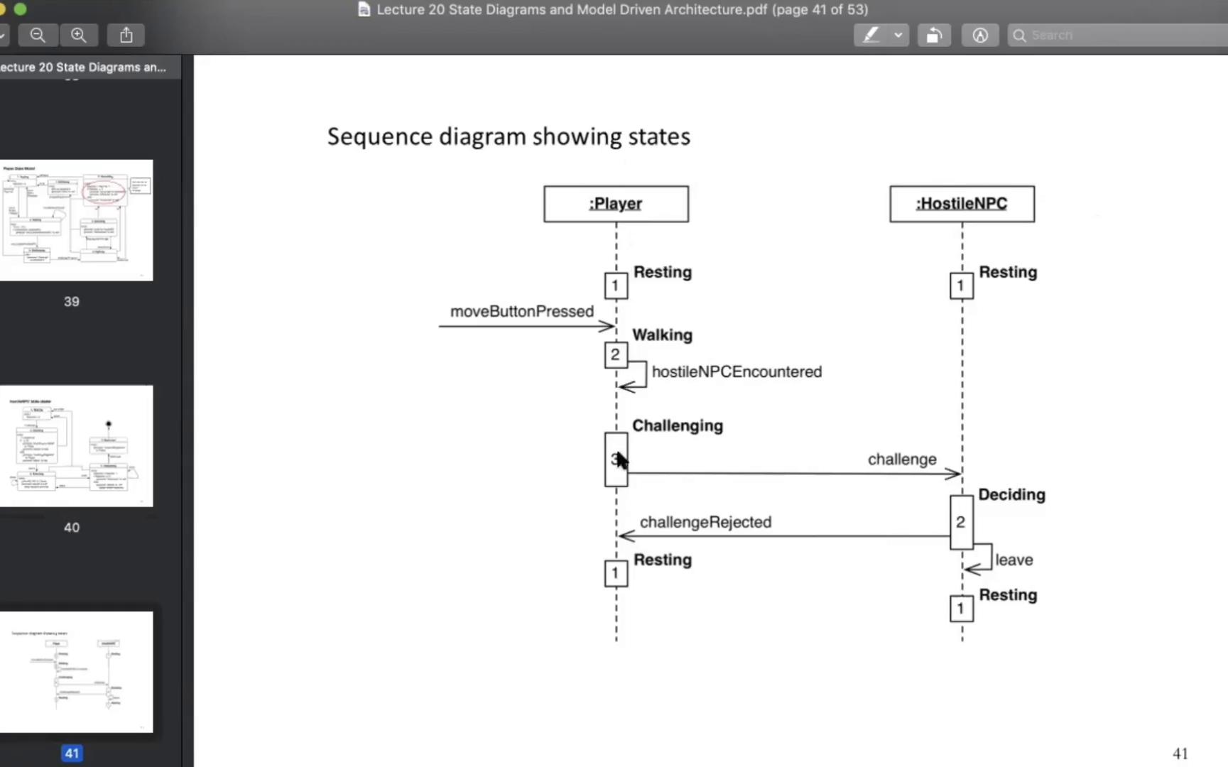 sequence diagram例子