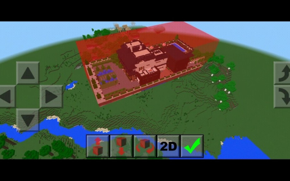 我的世界 手机版 一键生成各种建筑软件 无需其他插件