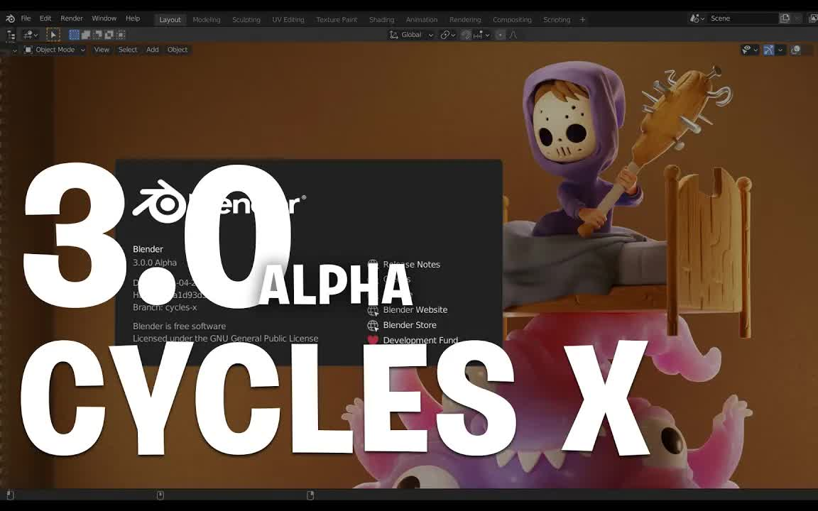 iBlender中文版插件 一分钟下载 Cycles X Cycles 渲染快10倍? 优化...