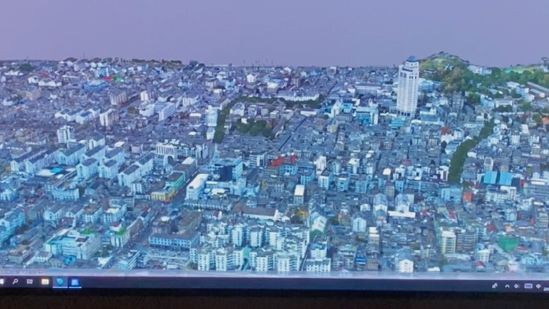 实景三维模型大屏展示就是爽