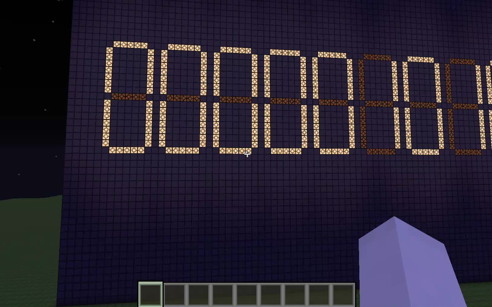 emmm试着在minecraft做了一个二进制计算器的展示一下