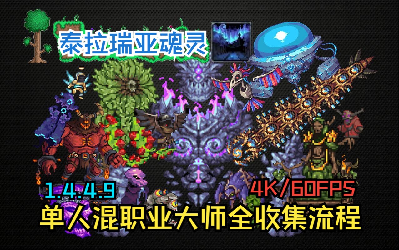 【魂灵】【泰拉瑞亚】1.4.4.9单人大师混职业全收集流程