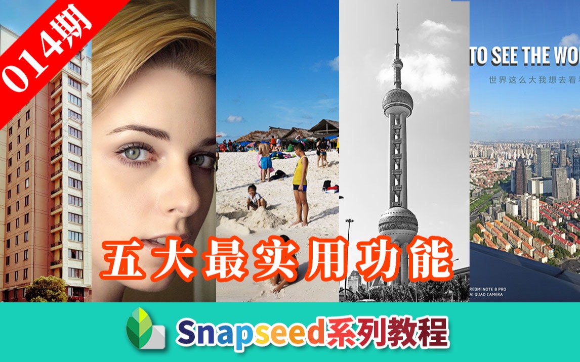 Snapseed五大最实用功能解析【手机修图系列教程014期】