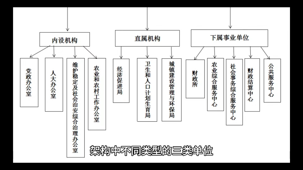 政府的组成部门、直属机构、直属事业单位有什么不同?